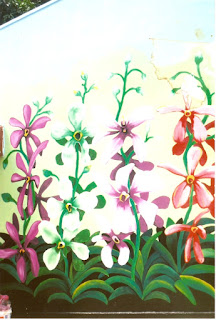 Pelukis Mural Shah Alam: Bunga - Bunga Malaysia