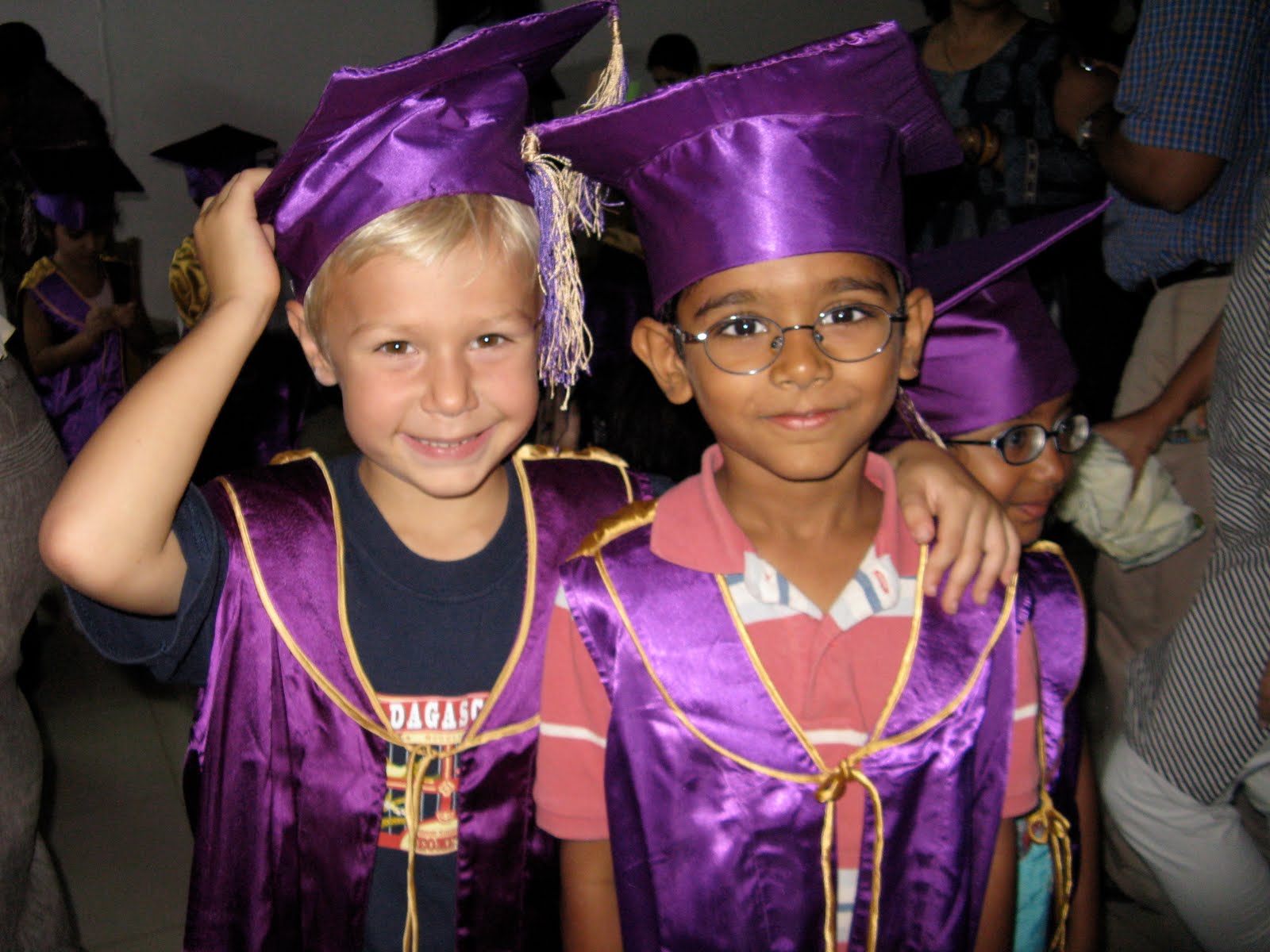 Annika and Auggie move to India: August's Graduation