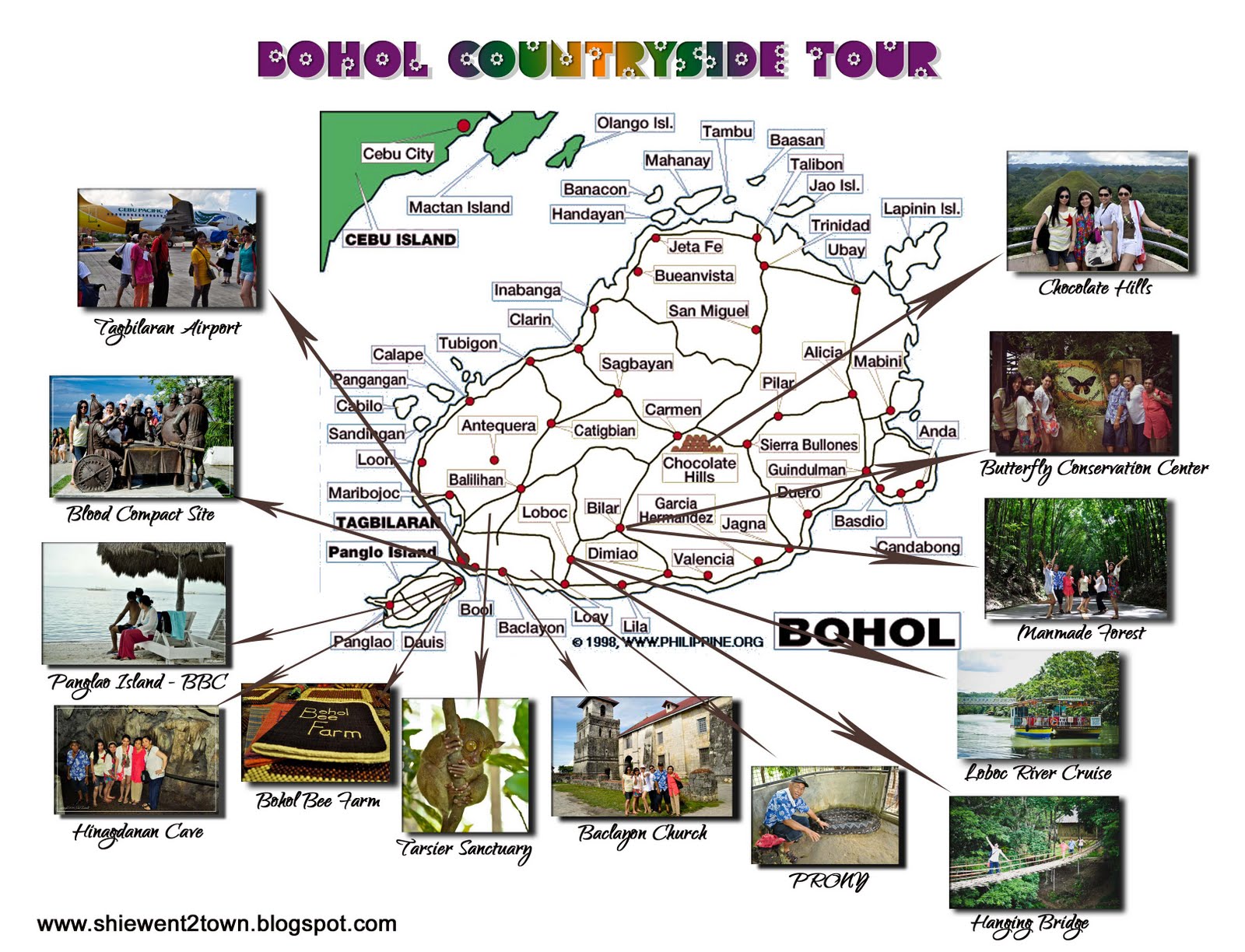 BOHOL Countryside Tour .... Day 2 (Part1) ~ Shie Went To Town