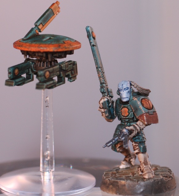 40k Hobby Blog: Tau Color Scheme Photos Using a Light Box
