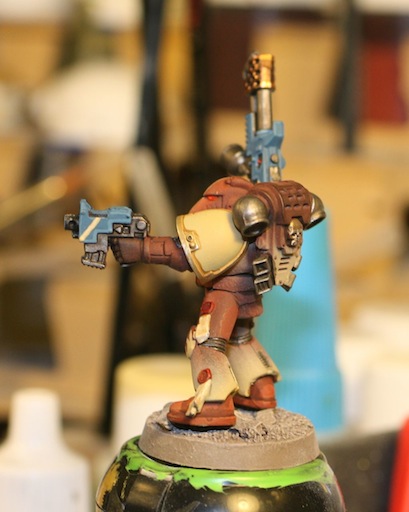 40k Hobby Blog: Badab War Fire Hawk Test Mini