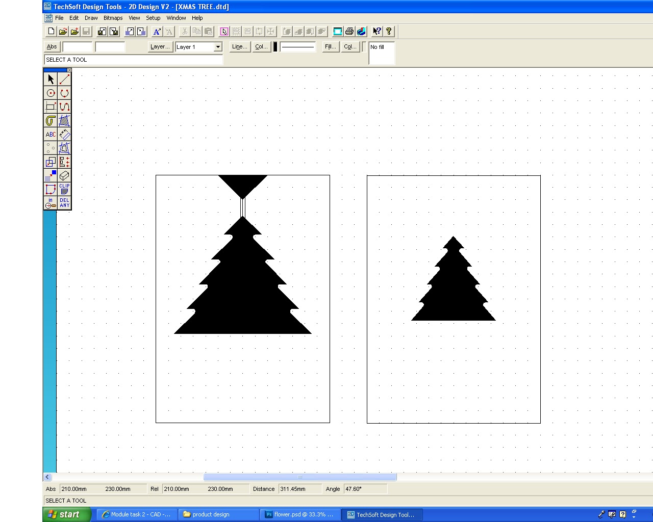 Module task 2 - CAD: 2D Design
