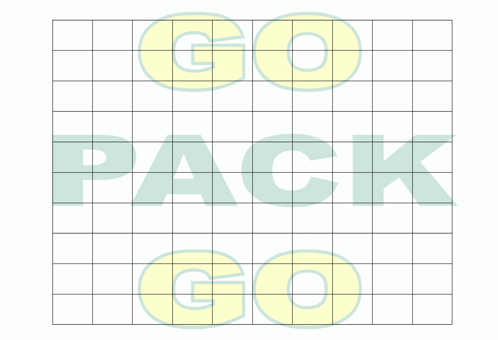 Owen's Out of Print: Go Pack Go