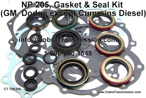 Cobra Transmission Parts 1-800-293-1848: NP-205, NP205 Transfer Case Parts