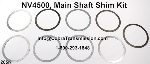 Cobra Transmission Parts 1-800-293-1848: NV4500 Bearings Need Replacing?