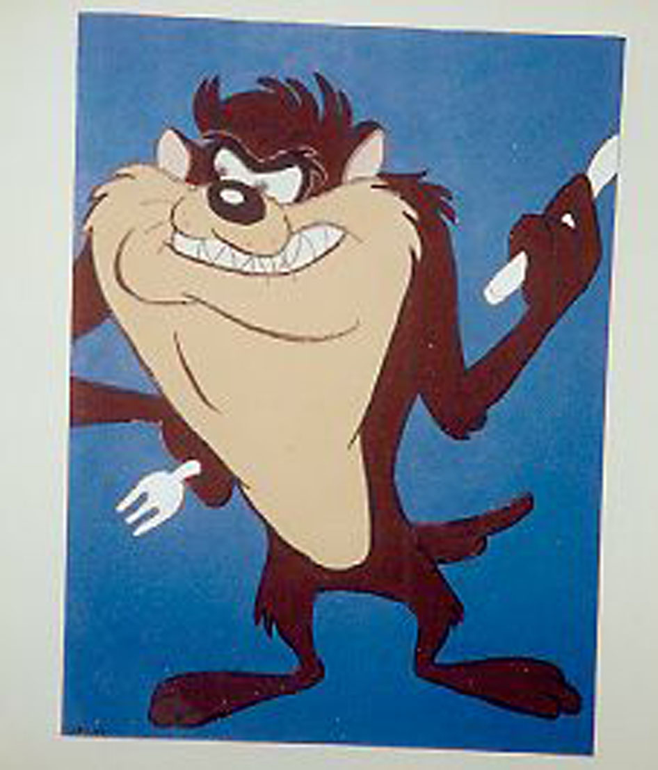 Wallpaper Taz Warner Brothers Animation ~ Guitar