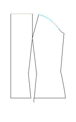 Tipare de croitorie: Tipar top simplu