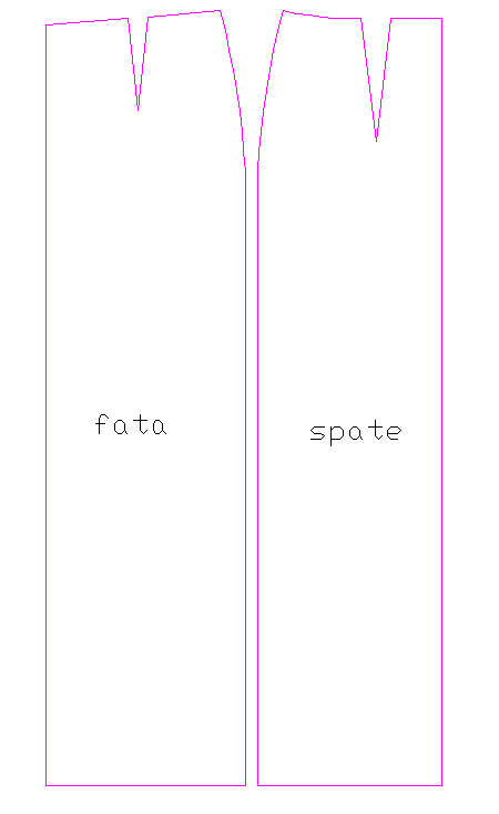 Tipare de croitorie: Tiparul de baza pentru fusta