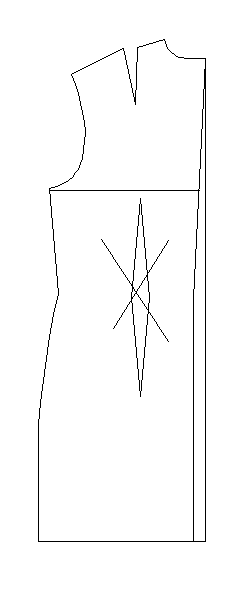 Tipare de croitorie: Tipar rochie cu volane