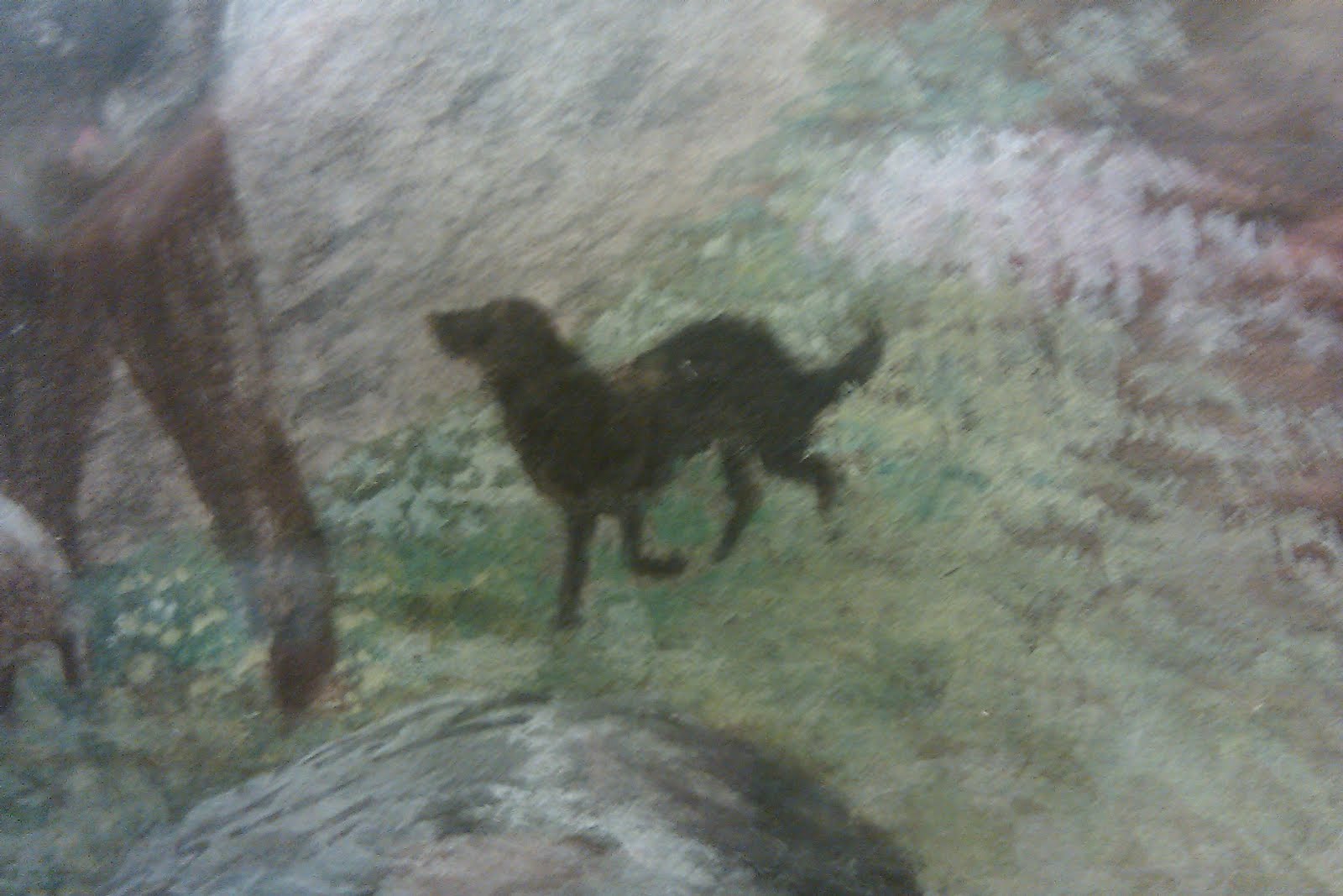 H.E. Sawyer Manx Artist: Herding Sheep in the Scottish Highlands
