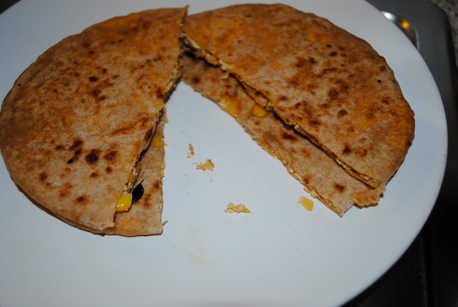 Flavors....Simply Spice it Up!!!: Tofu n corn stuffed roti