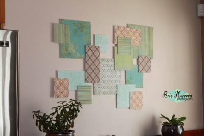 Just A Little Breezy: DIY-Poster Board Wall Art