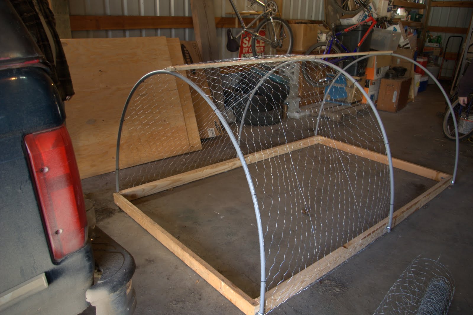 The Bobwhites: Chicken tractor!