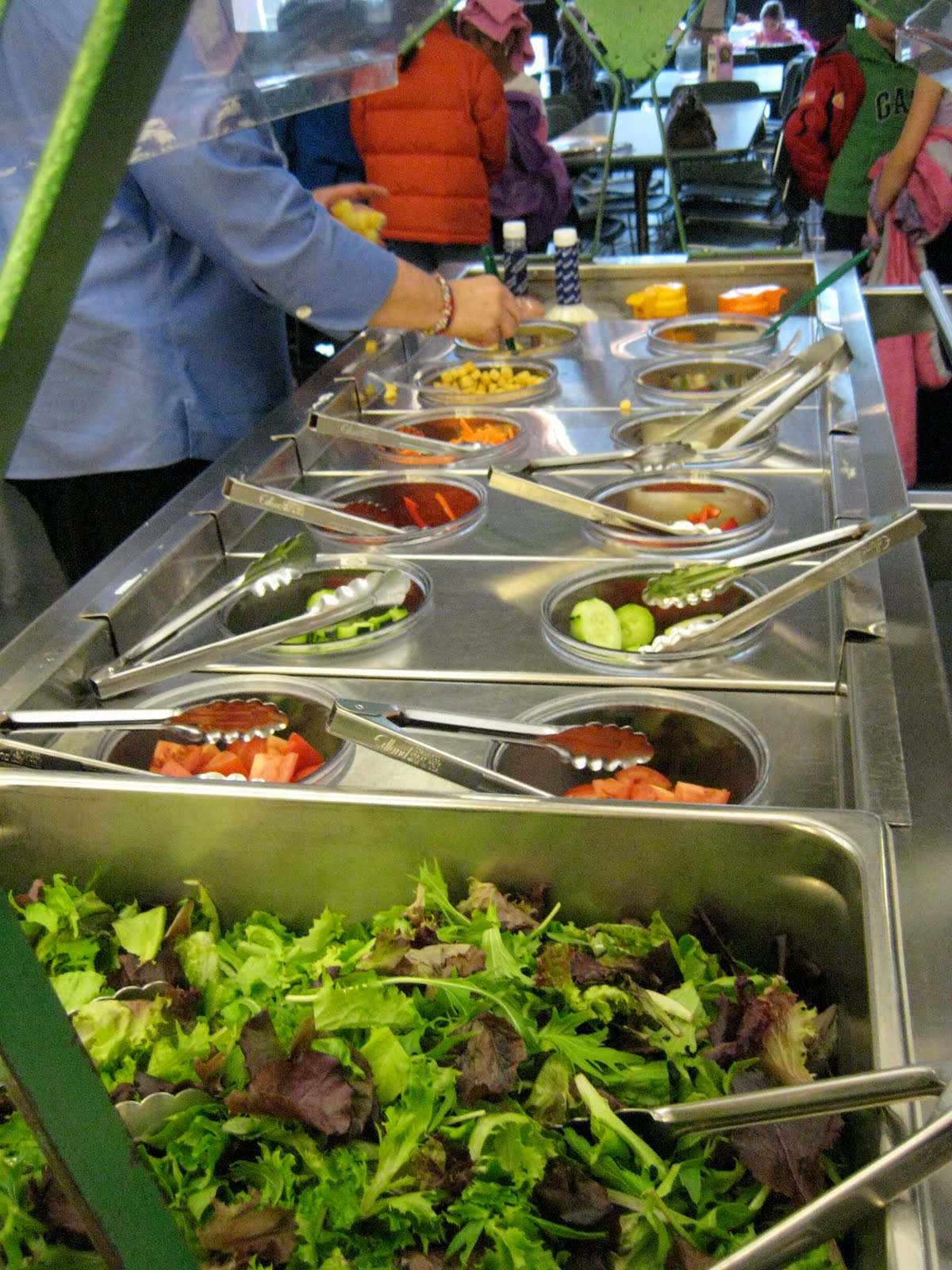 brave new lunch: Behind the Kitchen Door Series: The Salad Bar