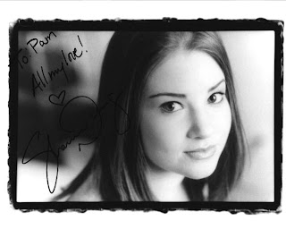My Autograph Collection So Far: Shannon Durig