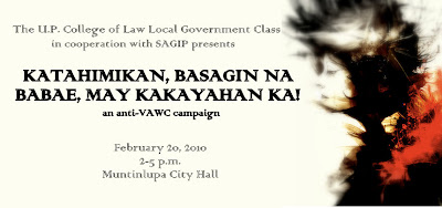 Anti-VAWC Campaign: Welcome