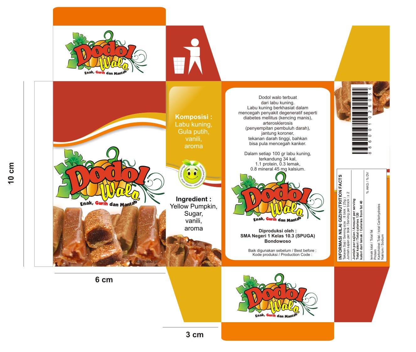 Luph Design: Packaging (Dodol Walo)