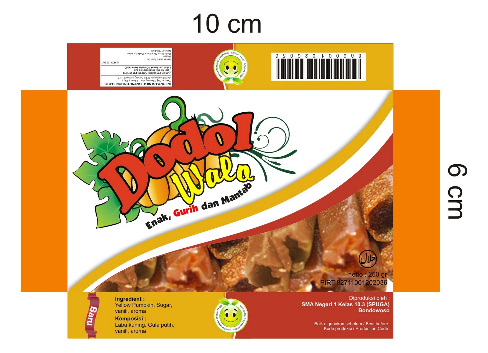 Luph Design: Packaging (Dodol Walo)