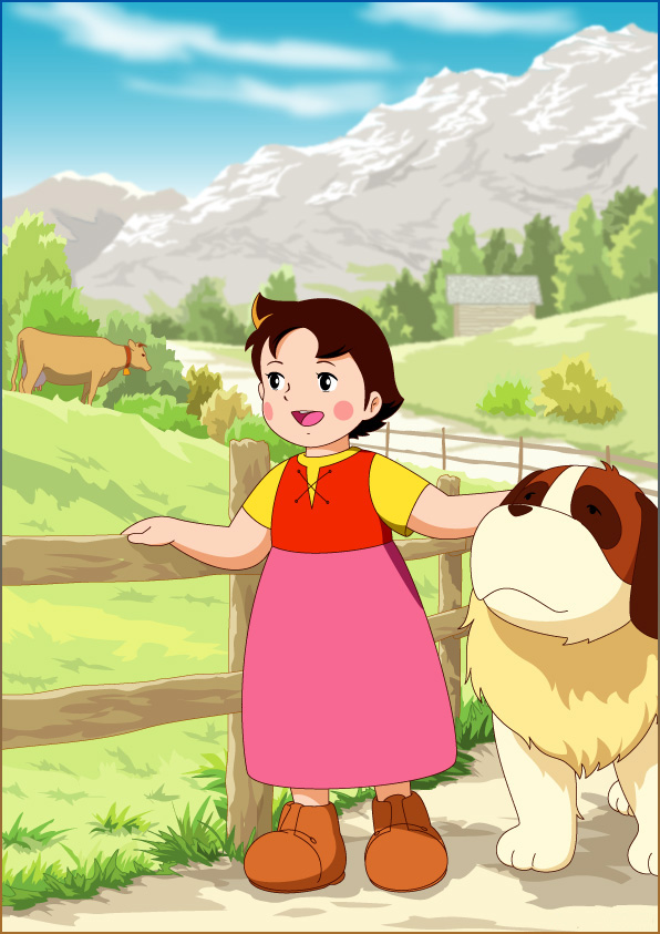 IMAGENES DE HEIDI PARA DESCARGAR E IMPRIMIR GRATIS:HEIDI Y NIEBLA ...