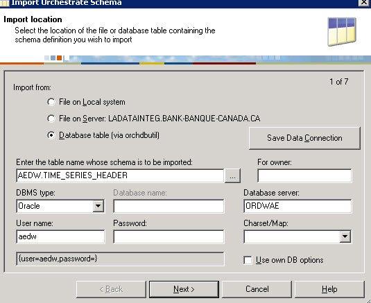 Canadian Capital Dba Net Datastage Import Table Definition Odbc Data Source