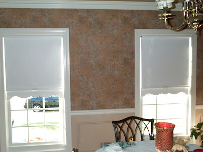 Louisville Blinds and Drapery: Roller shades (scalloped