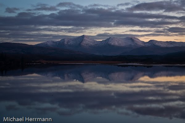 Landscape Photography in Kerry, Ireland: Snow on the Kerry Mountains