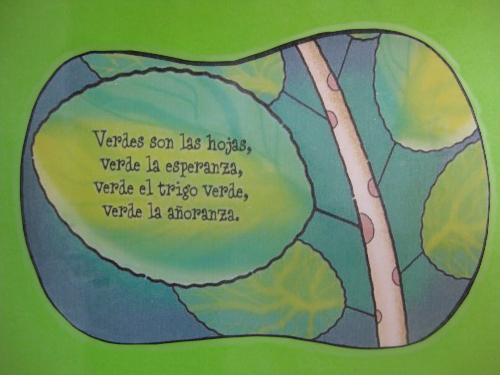 ROCIO OLIVARES. EL AULA DE PT.: EL COLOR VERDE.