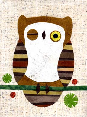 cute hoots: Art by Kate Endle