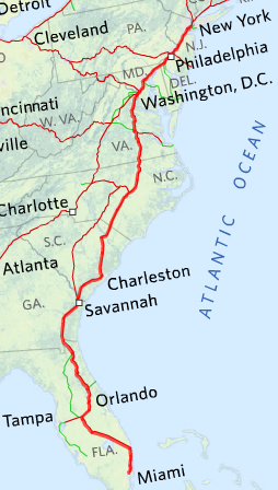 Planes, Trains, and Running: Amtrak Service and Fares # 2 – Routes ...