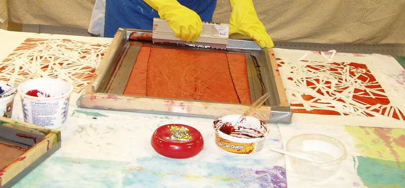 Lisa Kerpoe: Layered Screenprinting