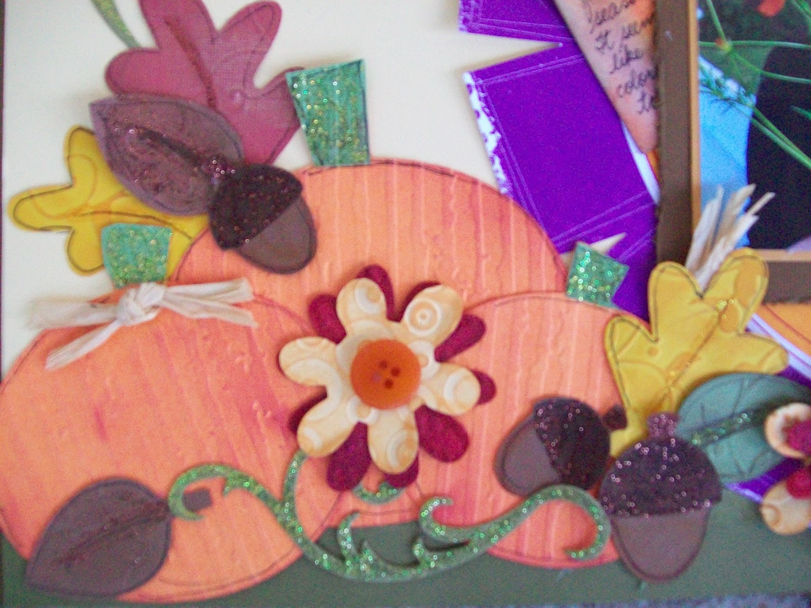 She's a Sassy Lady: "Fall" layout using Doodle Charms