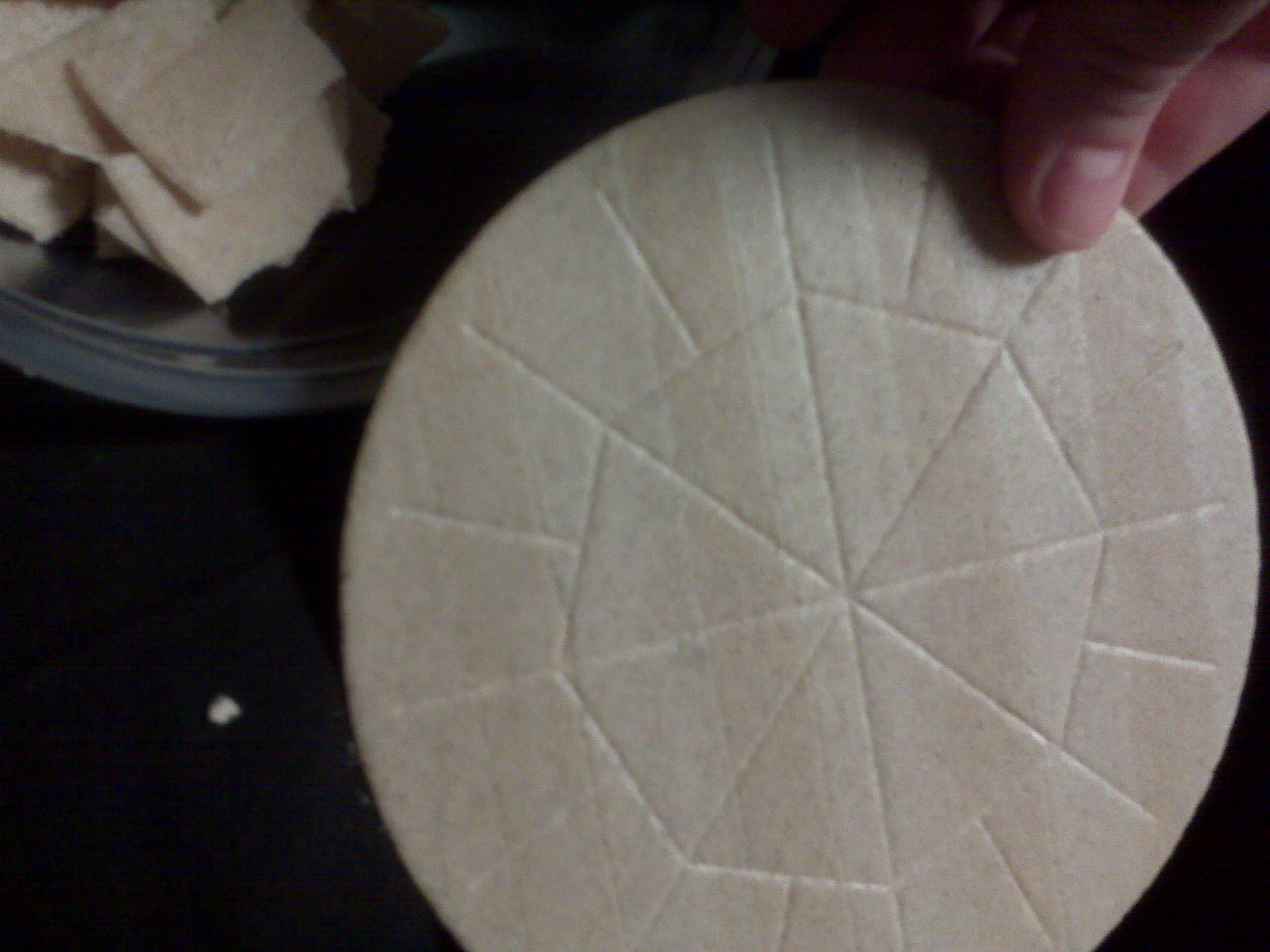 What happens when you break one of those over-sized Hosts. | Fr. Z's Blog