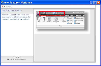 Revit Architecture Training Notes: Revit 2010 New Features: Quick ...