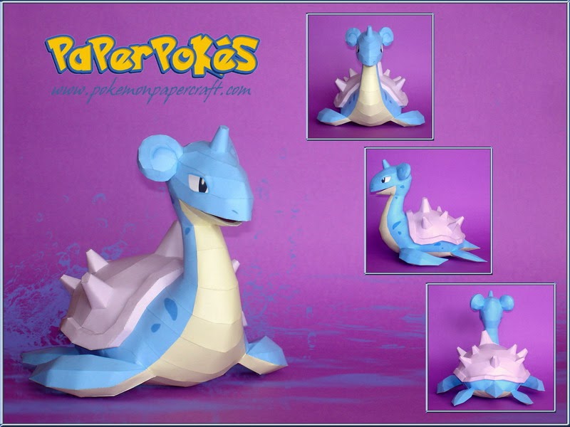 PaperPokés - Pokémon Papercraft: LAPRAS V2