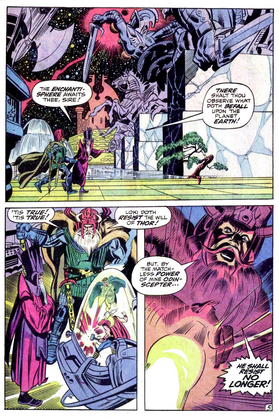 The Warrior's Comic Book Den: The Mighty Thor #180: "When Gods Go Mad!"