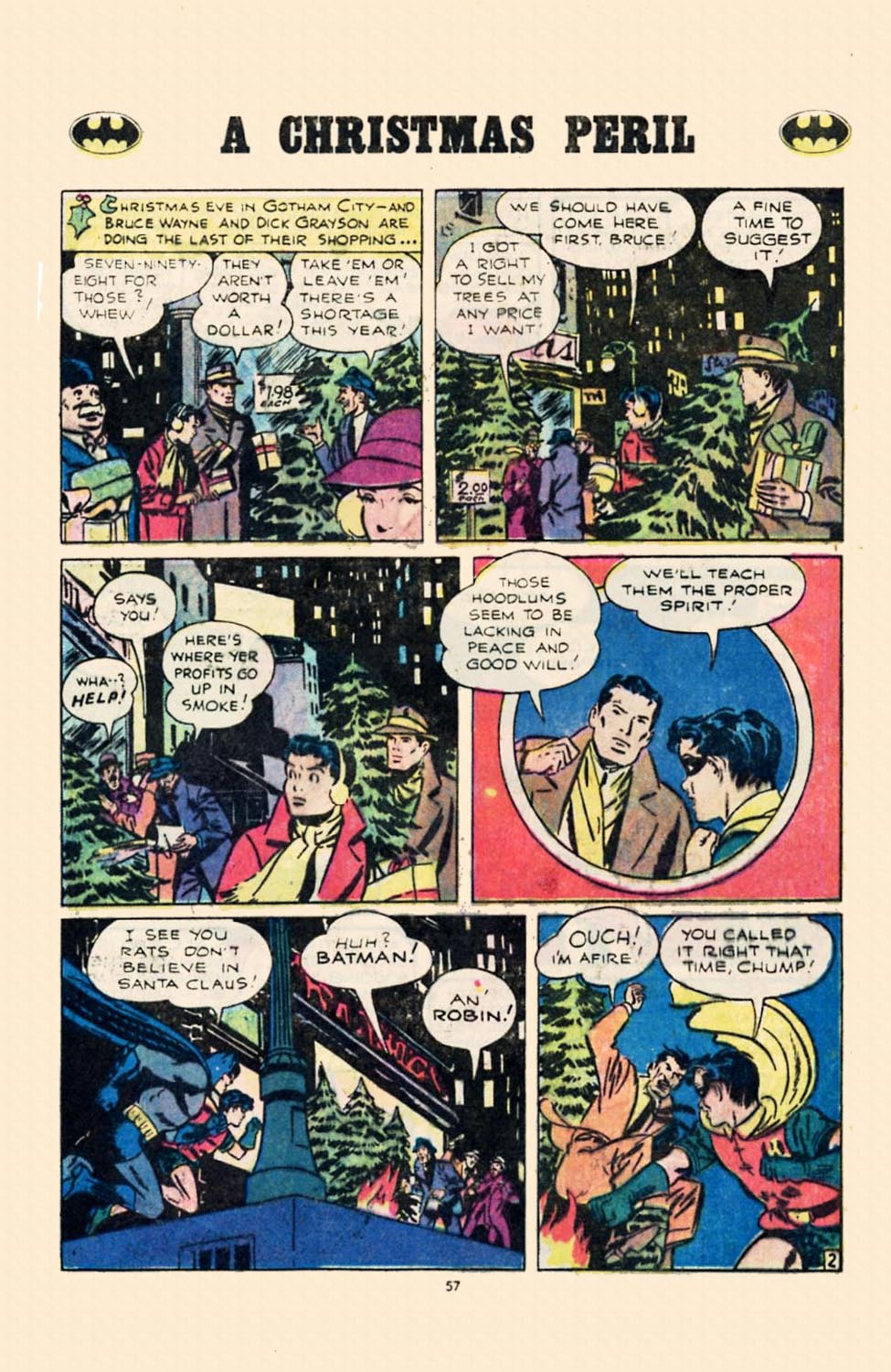 Savage Tales: Batman #261: "A Christmas Peril!"