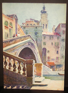 PRINT GALLERY AT BARCLAY GALLERIES: WATER COLOR RENDERINGS OF VENICE BY ...