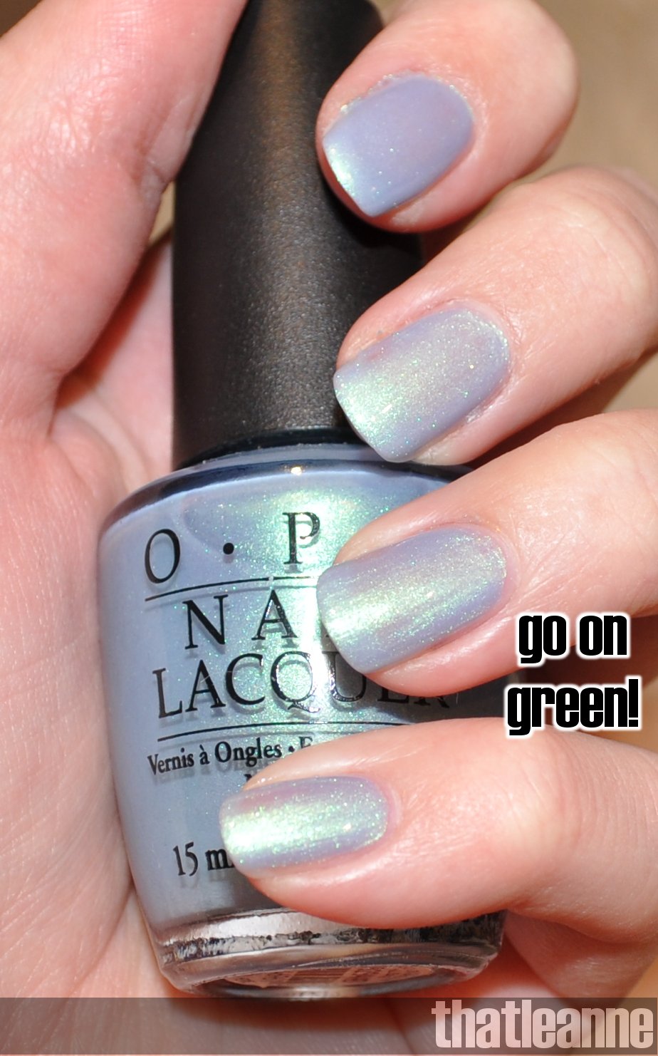 thatleanne: OPI Go On Green!