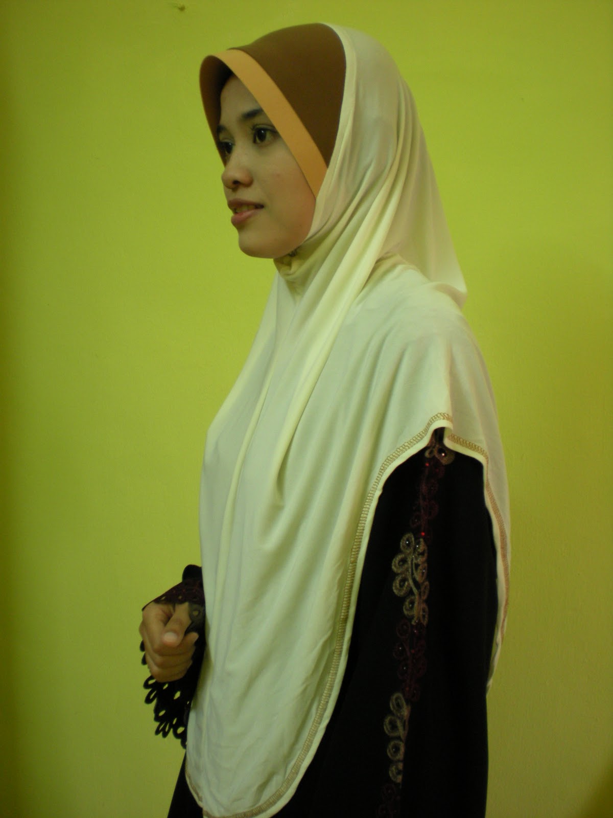 tudung labuh XL layer | cangguncam fesyen