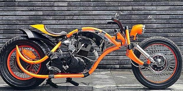 Autos Review: Honda Mega Pro Chopper Extreme Broadtrack Concept ...