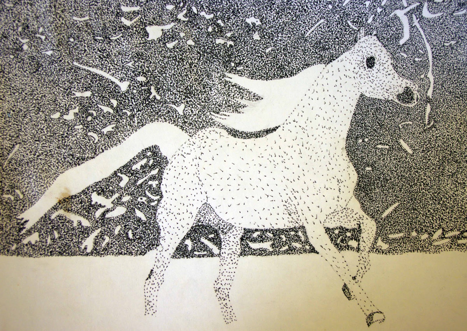 art @ the heart: Grade 9-10 Stipple Animals