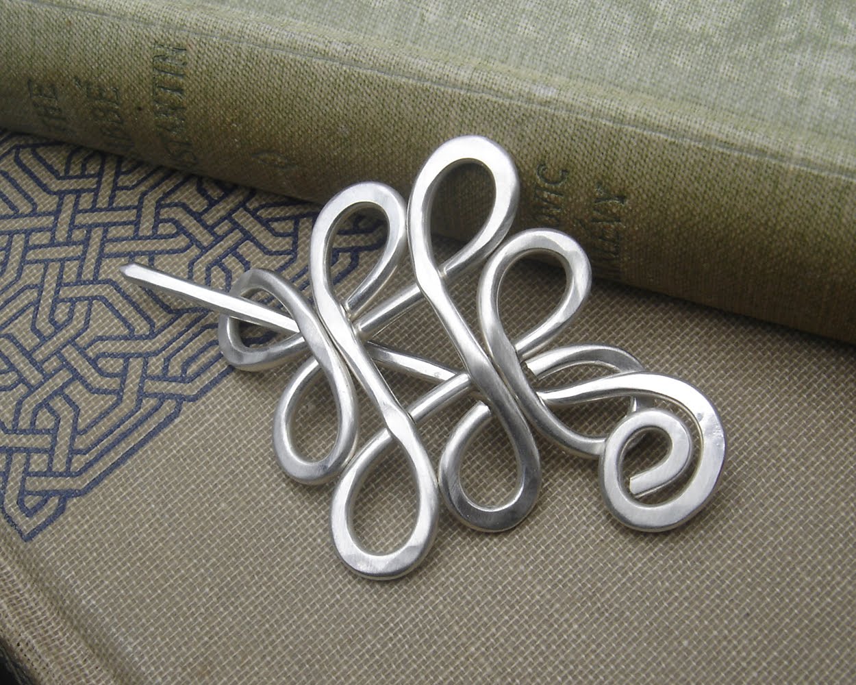 Wire Mom: New Sterling Silver Shawl Pins