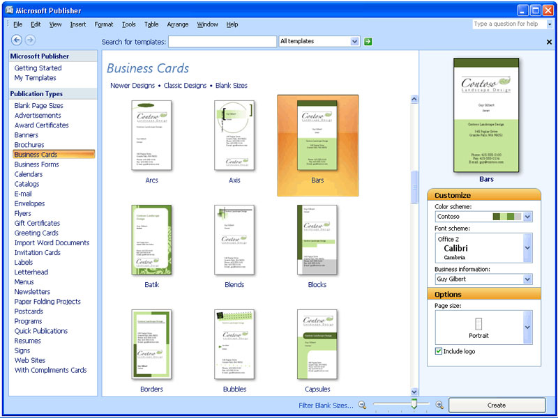 Orientación virtual Excel y Publisher: invitaciones y tarjetas
