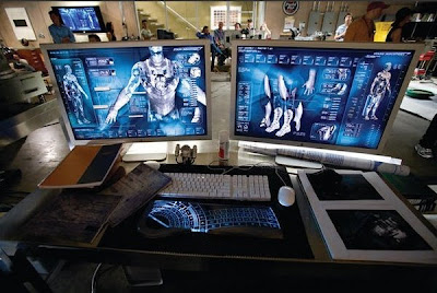 Iron Man Flicks: Ironman Workshop Desktop