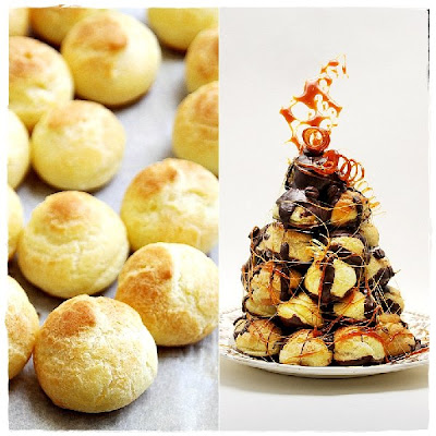 {Baking} CROQUEMBOUCHE with the Daring Bakers ... time for 'crunch in ...