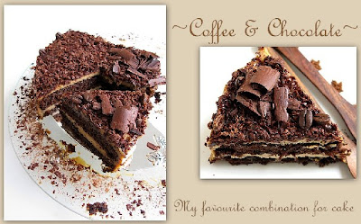 Chocolate Genoise Cake with Mocha Mascarpone ... cake nirvana ...