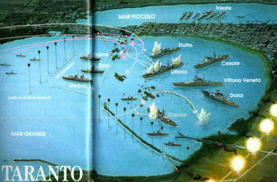 La seconda guerra mondiale: Attacco a Taranto