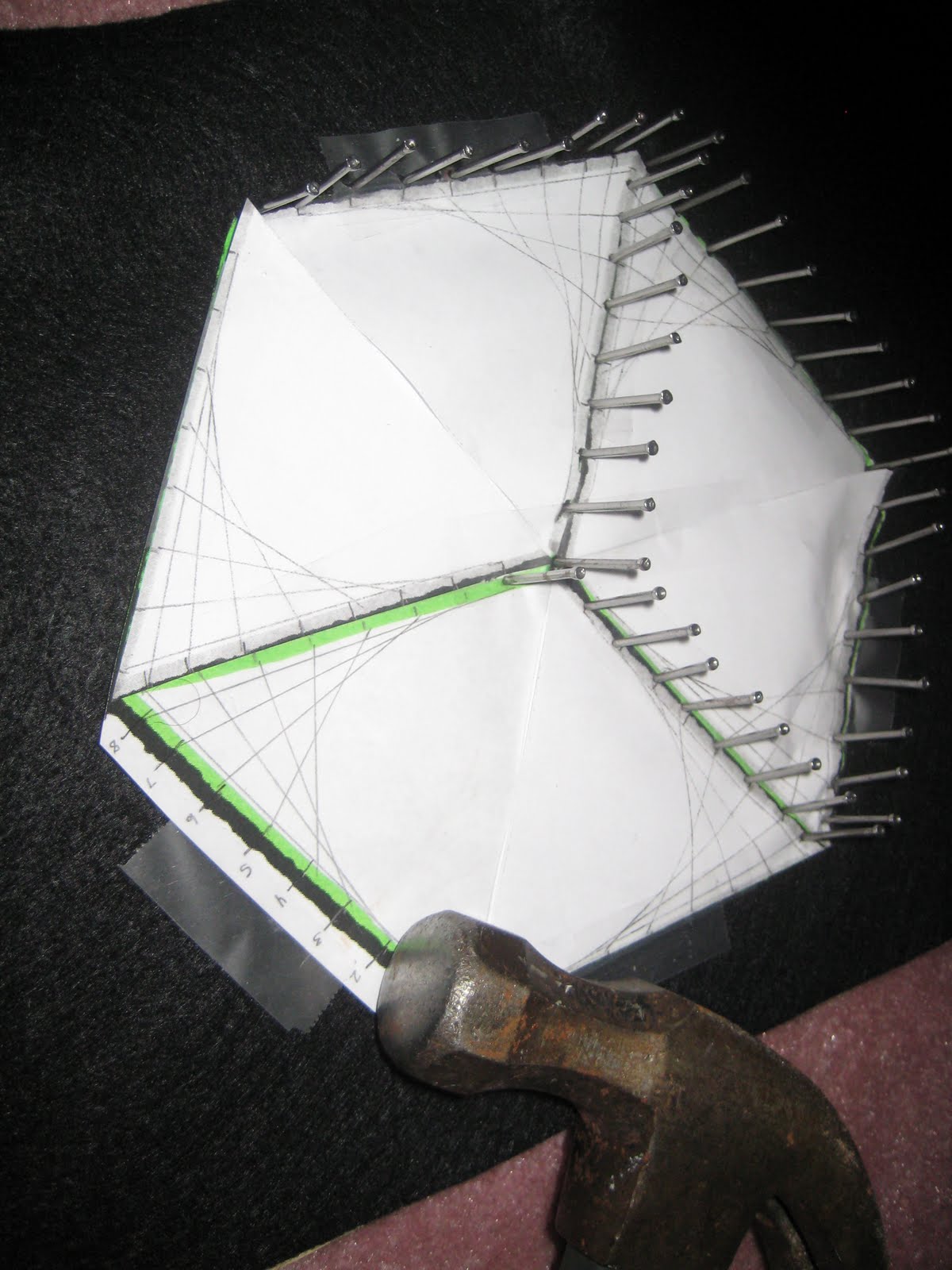 Line Designs: Hexagon Line Design
