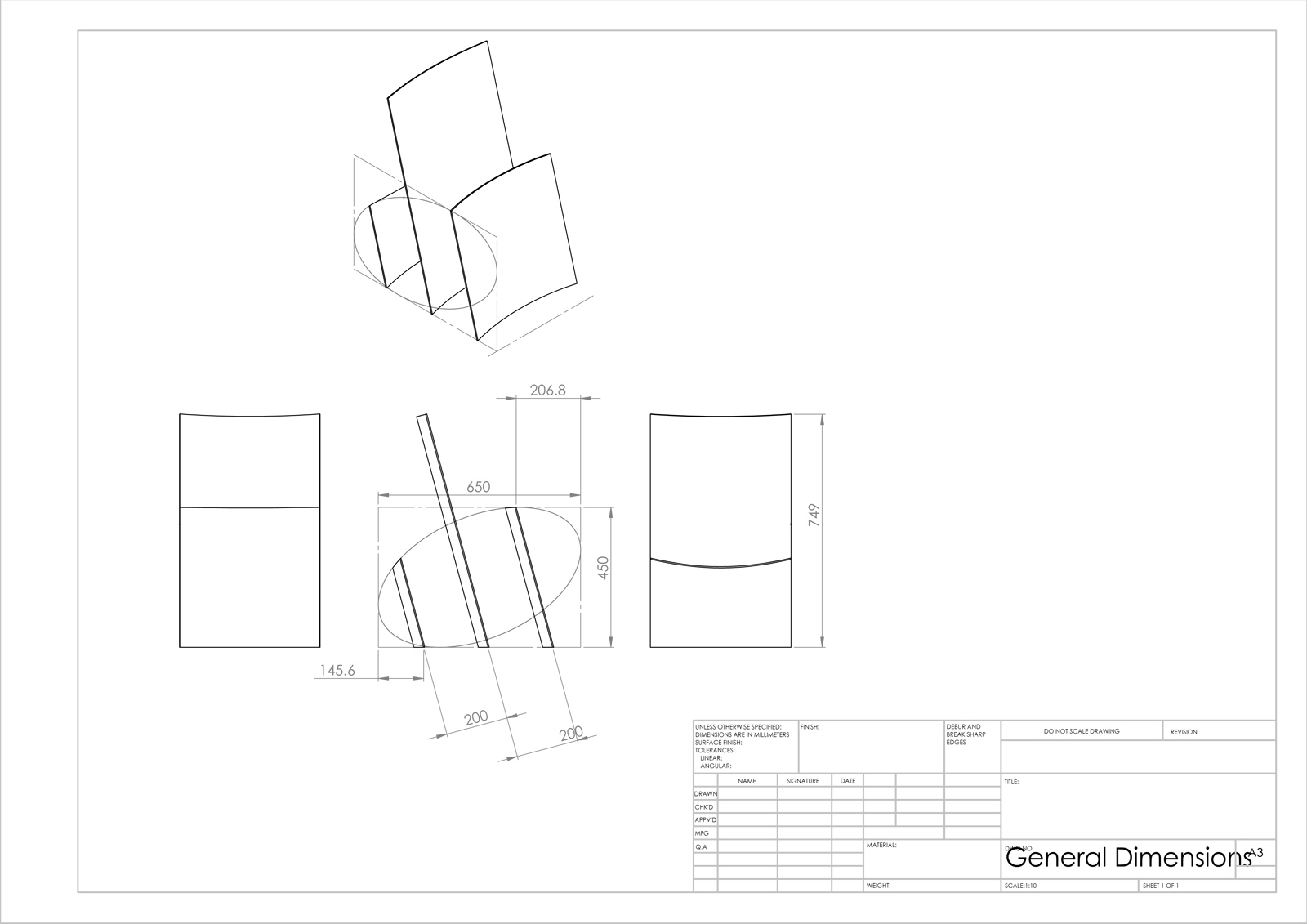 Thoughtfully thought out thoughts.: CAD dimensions. general dimensions.