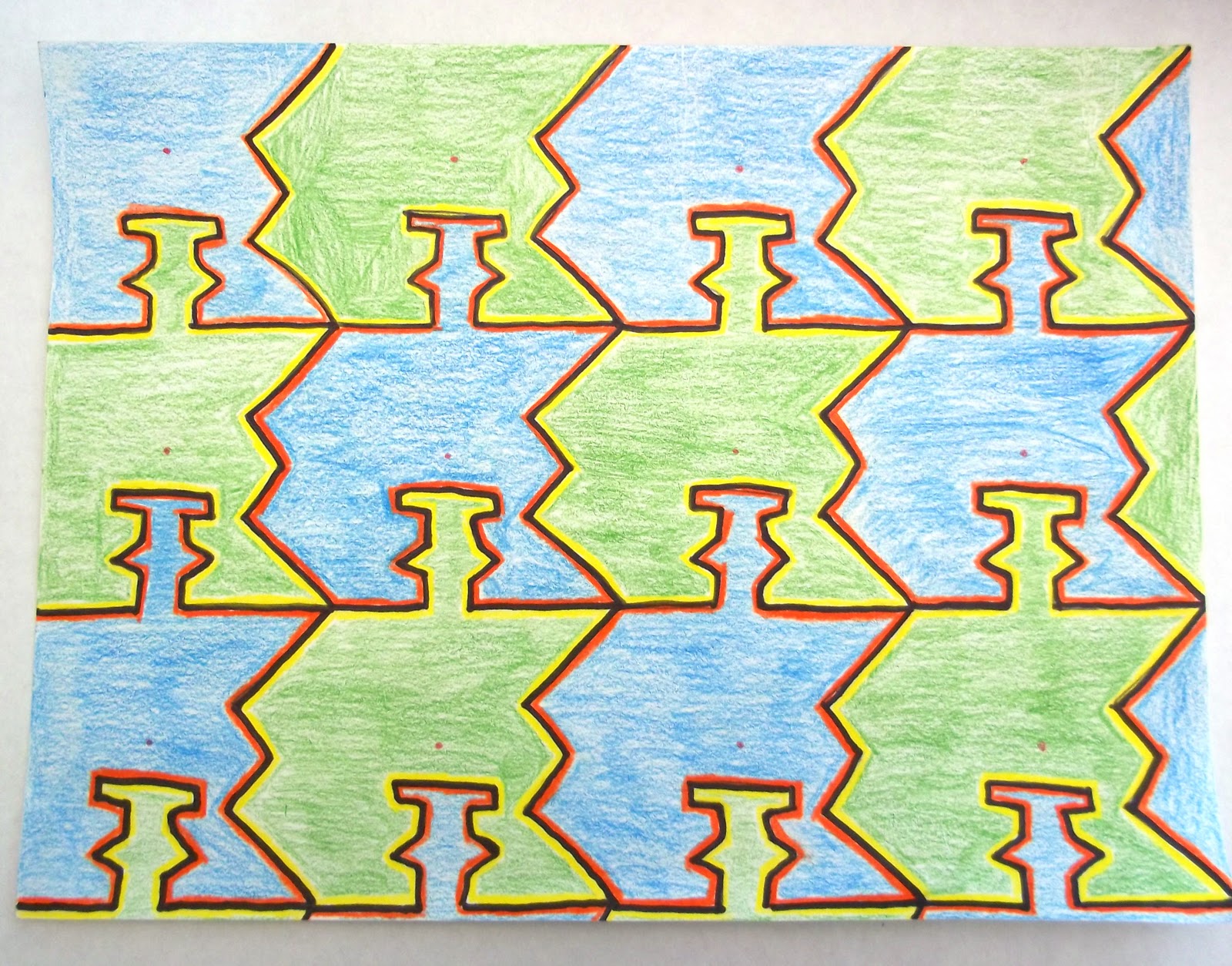 Monument Valley Regional Middle School Art Class: Tessellations, where ...